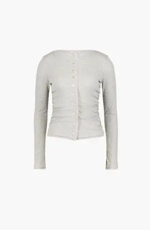 SAEMDI Maja Rib Jersey Cardigan