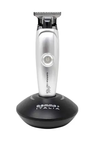 GAMMA + Absolute Hitter Professional Cordless Hair Trimmer - Silver