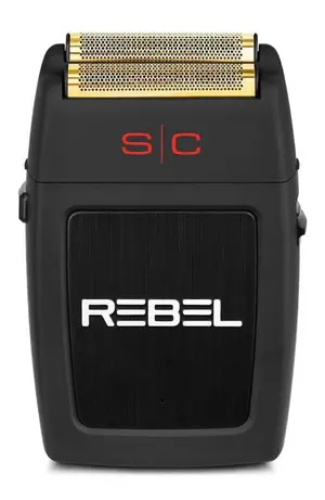 STYLECRAFT Rebel Gold Titanium Foil Shaver - Black