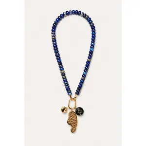 DANIELA MILLAN JEWELRY Ocean Charm Necklace - Blue