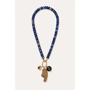 DANIELA MILLAN JEWELRY Ocean Charm Necklace - Blue