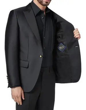 BILLIONAIRE Blazer Crest - Black/gold