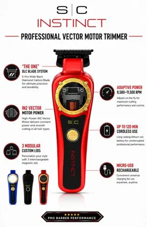 STYLECRAFT Instinct Professional Cordless Hair Trimmer