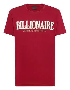 BILLIONAIRE T-shirt Round Neck Ss - Bordeaux
