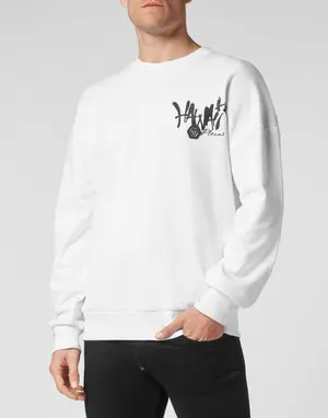 Philipp Plein Sweatshirt Ls Hawaii - White