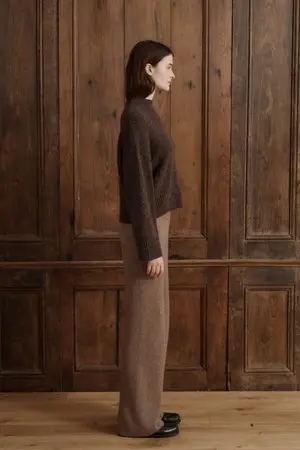 VIR VITA Bettina Cashmere Sweater - Oak