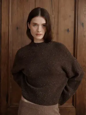 VIR VITA Bettina Cashmere Sweater - Oak