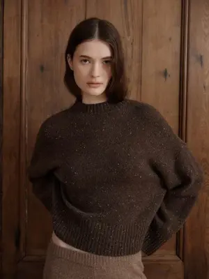VIR VITA Bettina Cashmere Sweater - Oak