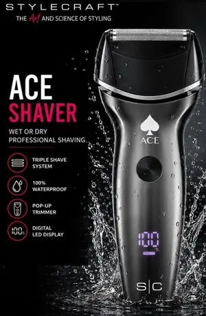 STYLECRAFT Ace Waterproof Cordless Foil Shaver