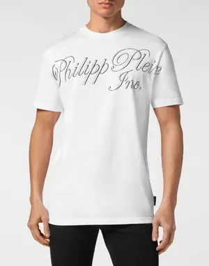 Philipp Plein T-shirt Round Neck Ss Tm - White