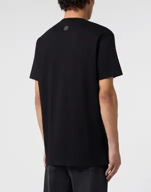 Philipp Plein Round Neck T-shirt Dragon Stones - Black