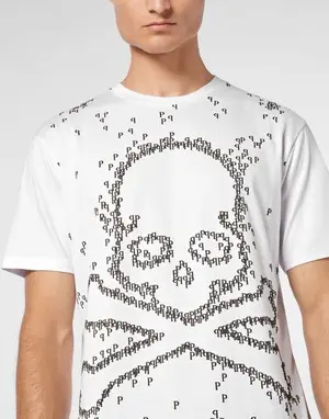 Philipp Plein T-shirt Round Neck Ss Skull&amp;bones