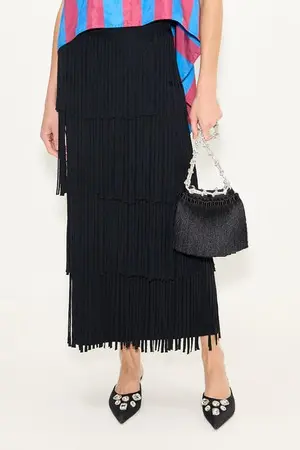 SIMONMILLER Tassel Evening Knotty Bag