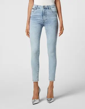 Philipp Plein Denim Trousers Skinny - Frost Blue