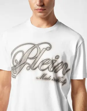 Philipp Plein T-shirt Basic Strass Signature