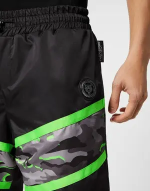 PLEIN SPORT Sport Leggings Camouflage