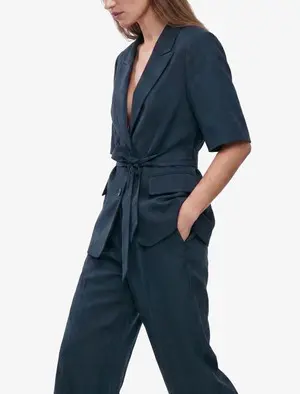 Koton High Rise Wide Leg Barrel Pants