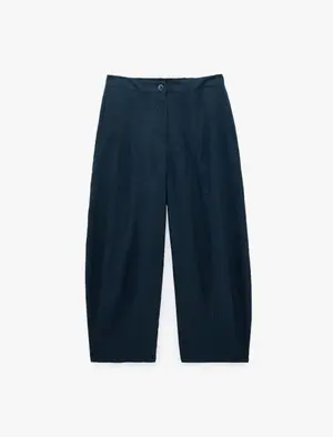 Koton High Rise Wide Leg Barrel Pants