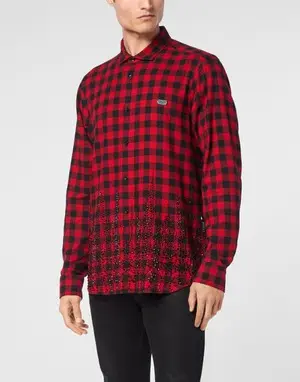 Philipp Plein Shirt Slim Fit Flame - Red