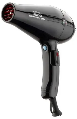 GAMMA + 3500 Professional Tourmaline Hair Dryer - Black