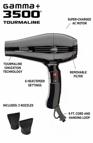 GAMMA + 3500 Professional Tourmaline Hair Dryer