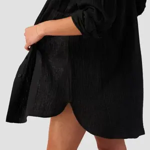 BACKCOUNTRY Long Cotton Gauze Long-sleeve Button-down