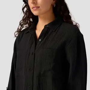 BACKCOUNTRY Long Cotton Gauze Long-sleeve Button-down