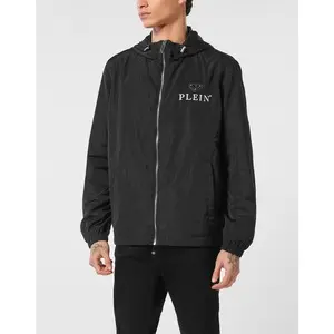 Philipp Plein Nylon Windbreaker - Black