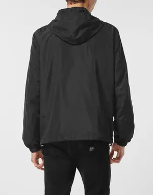 Philipp Plein Nylon Windbreaker - Black