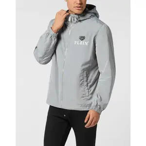 Philipp Plein Nylon Windbreaker - Grey