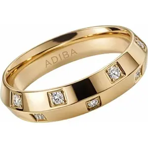 ADIBA Luminous Elegance Band Ring - Gold