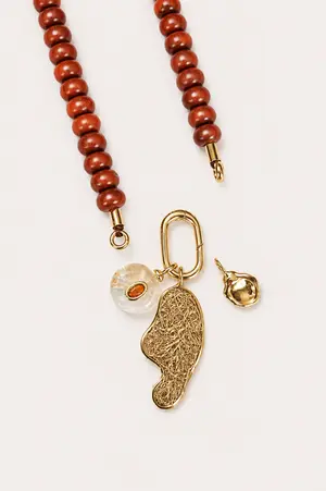 DANIELA MILLAN JEWELRY Monaco Sculptural Charm Necklace