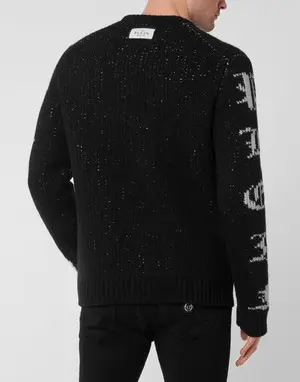 Philipp Plein Pullover Round Neck - Black
