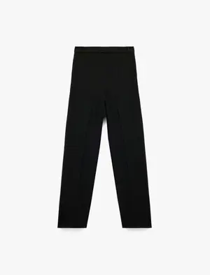 Koton Mid Rise Pleated Tailored Trousers With Pocket
