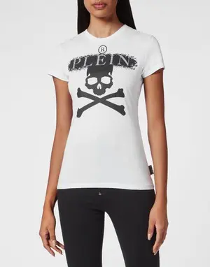 Philipp Plein T-shirt Round Neck - White