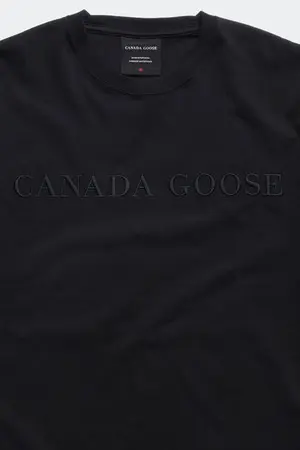 Canada Goose Vantage Embroidered T-shirt - Black