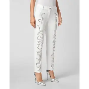 Philipp Plein Cady Trousers - White