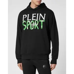 PLEIN SPORT Hoodie Sweatshirt - Black