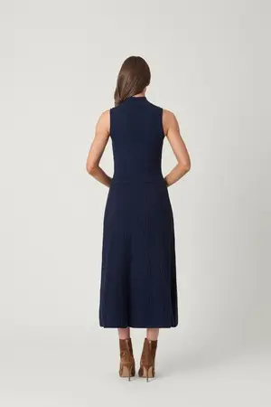 Shoshanna Eldridge Cable Knit Carmen Dress