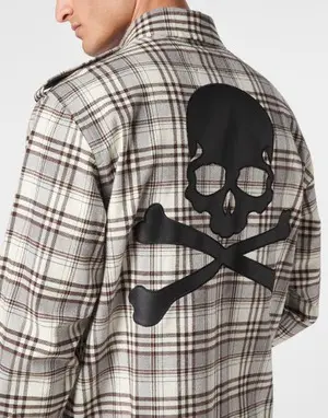 Philipp Plein Shirt Oversize Fit Skull&bones