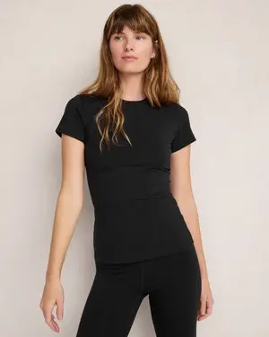 HAVEN WELL WITHIN Balance Organic Cotton Tee - Black