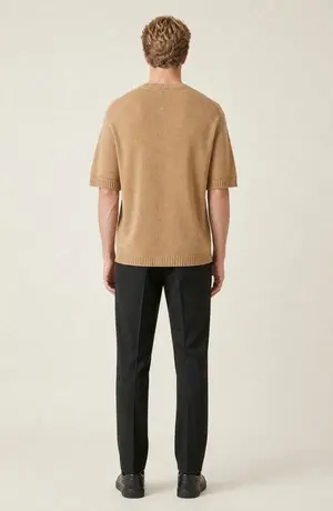 MODENAIRE Lightweight Knit Crewneck Sweater