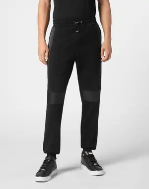 Philipp Plein Jogging Trousers Iconic Plein - Black