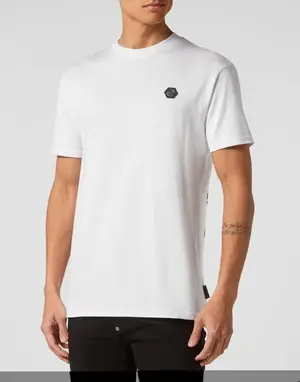 Philipp Plein T-shirt Round Neck Skull&bones - White
