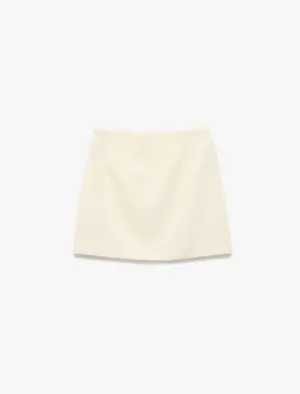 Koton Linen Blend A-line Mini Skirt