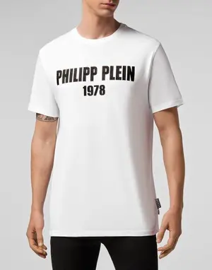 Philipp Plein T-shirt Round Neck Ss Pp1978 - White