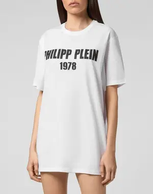 Philipp Plein T-shirt Round Neck Ss Pp1978 - White