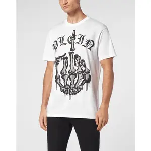 Philipp Plein T-shirt Round Neck Iconic Plein - White
