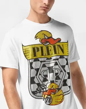 Philipp Plein T-shirt Round Neck Ss Tee Duck 1978