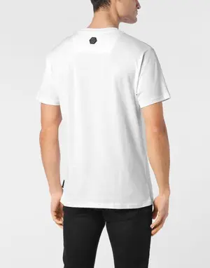 Philipp Plein T-shirt Round Neck Ss Tee Duck 1978